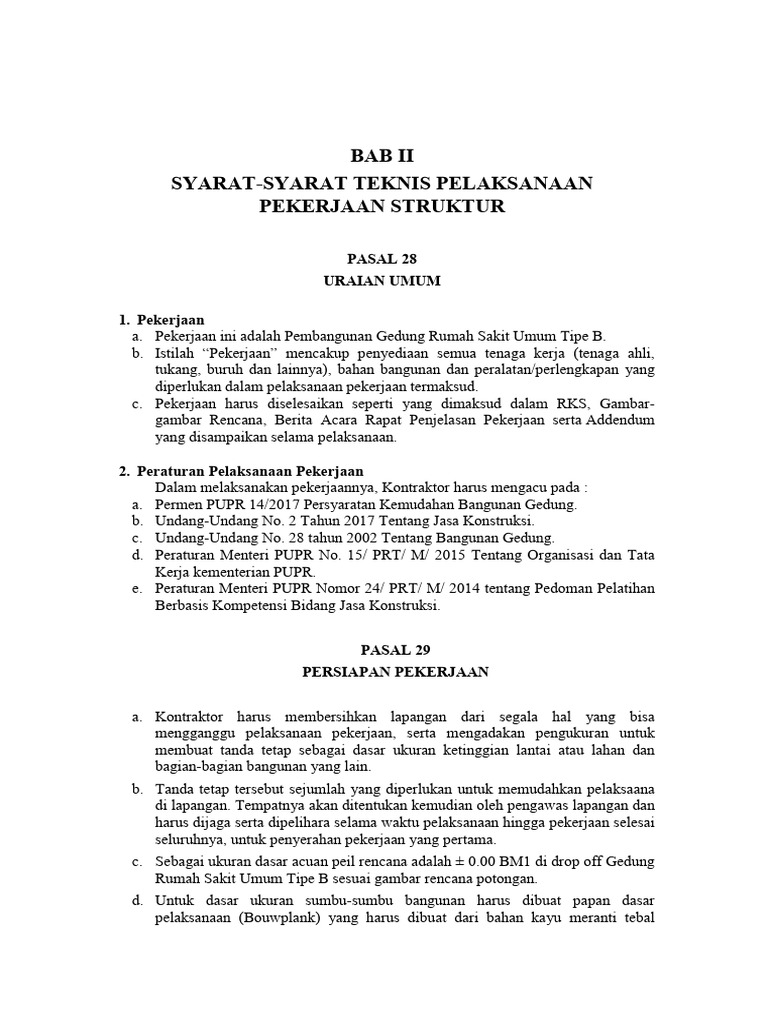 RKS BAB III Pekerjaan Struktur - Kelompok 2 | PDF | Griya & Taman | Sains & Matematika