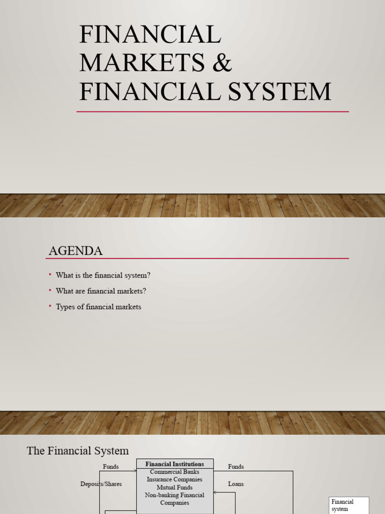 Financial Markets & Financial System | PDF | Financial Markets | Stocks