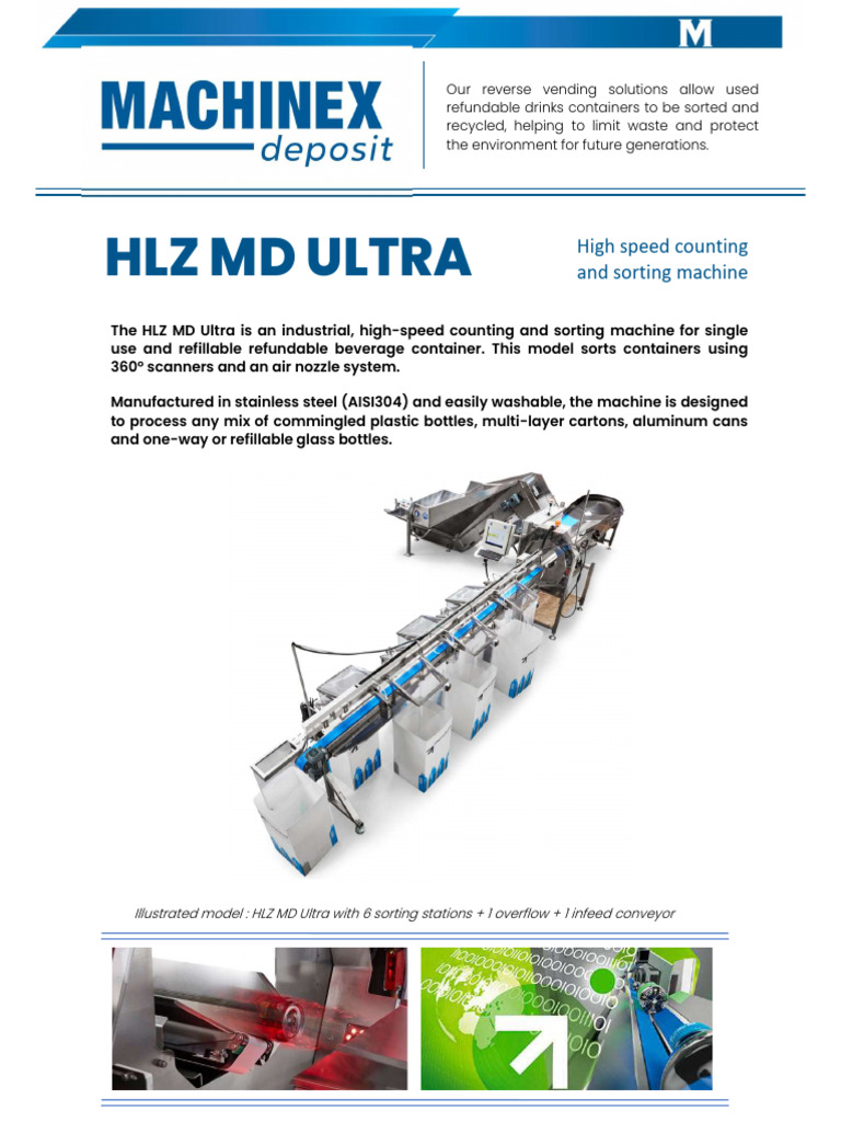 High-Speed Beverage Container Sorter | PDF | Glasses | Recycling