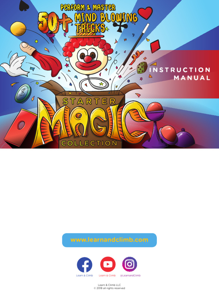 Final Starter Magic Manual 2019 1 | PDF | Magic (Illusion) | Thumb