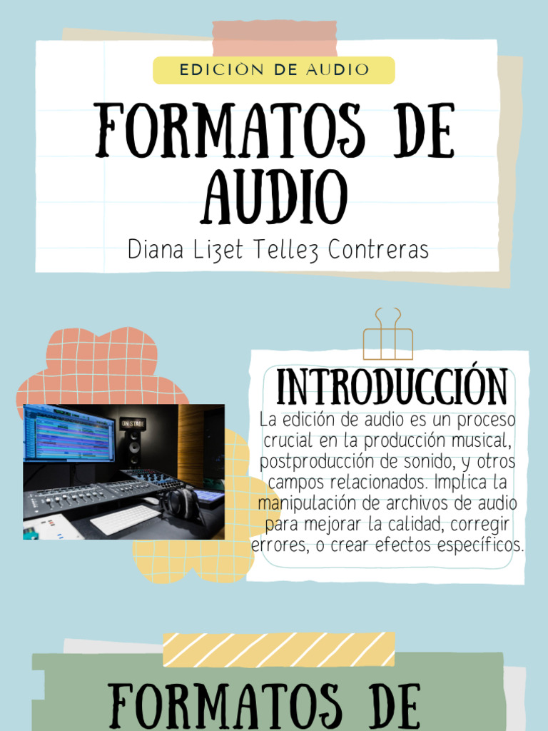Act11unidad3 Presentacion | Descargar gratis PDF | Mp3 | Compresión de ...