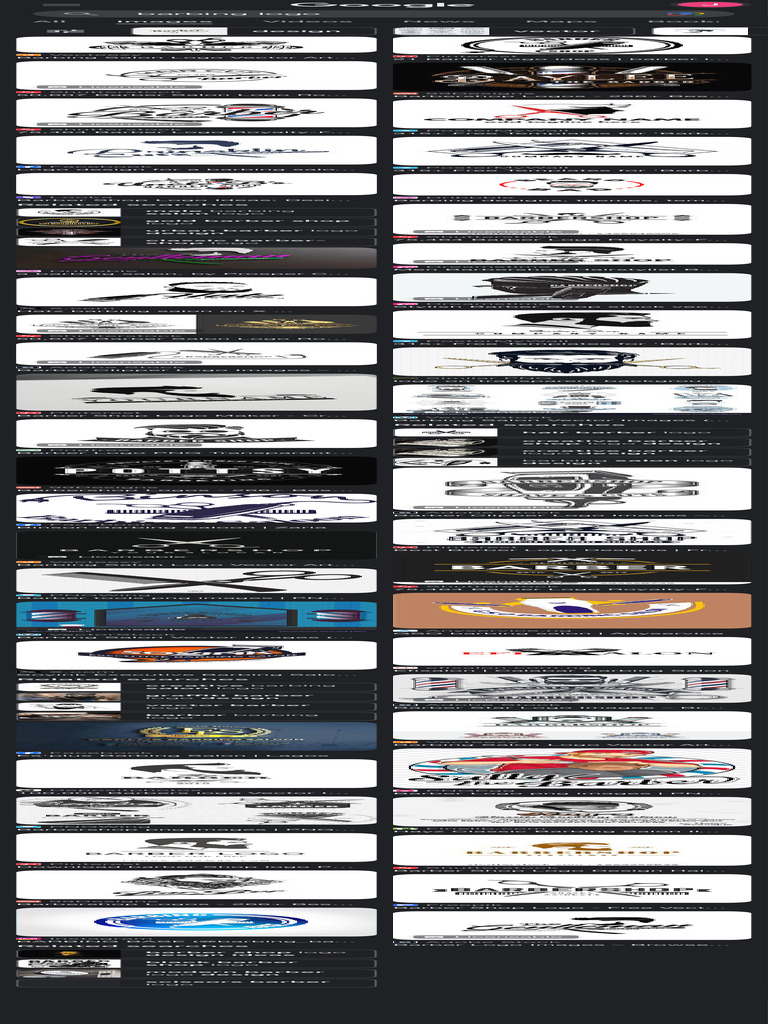 Barbing Logo - Google Search | PDF | Companies | Imaging