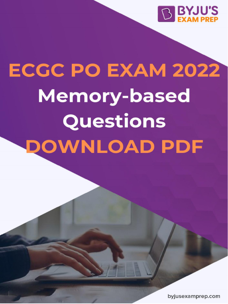 Ecgc Po Memory Based PDF 56 | PDF Ecgc Po Memory Based PDF 56 | PDF
