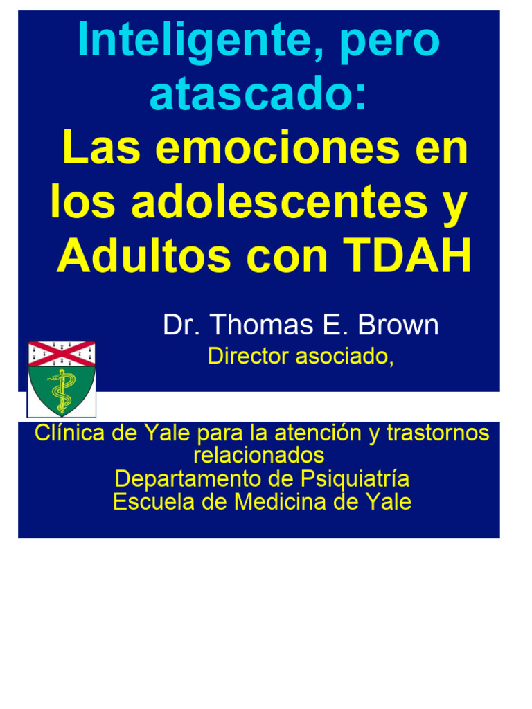 1a Brown Emociones Inteligentes Pero Estancadas En Adolescentes Y