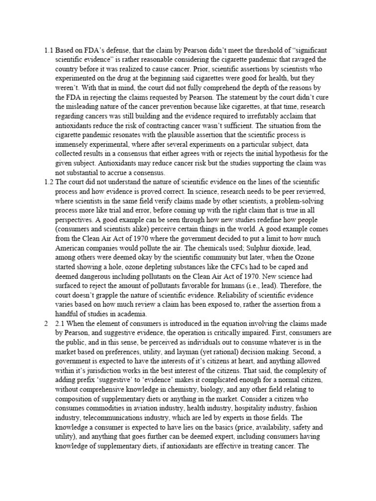 Pearson v. Shamala | PDF | Evidence | Scientific Method