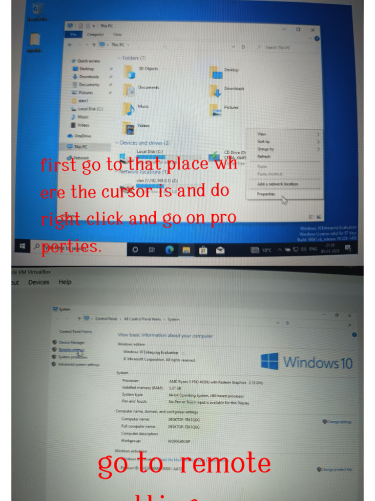 How To Setup Remote Desktop | PDF