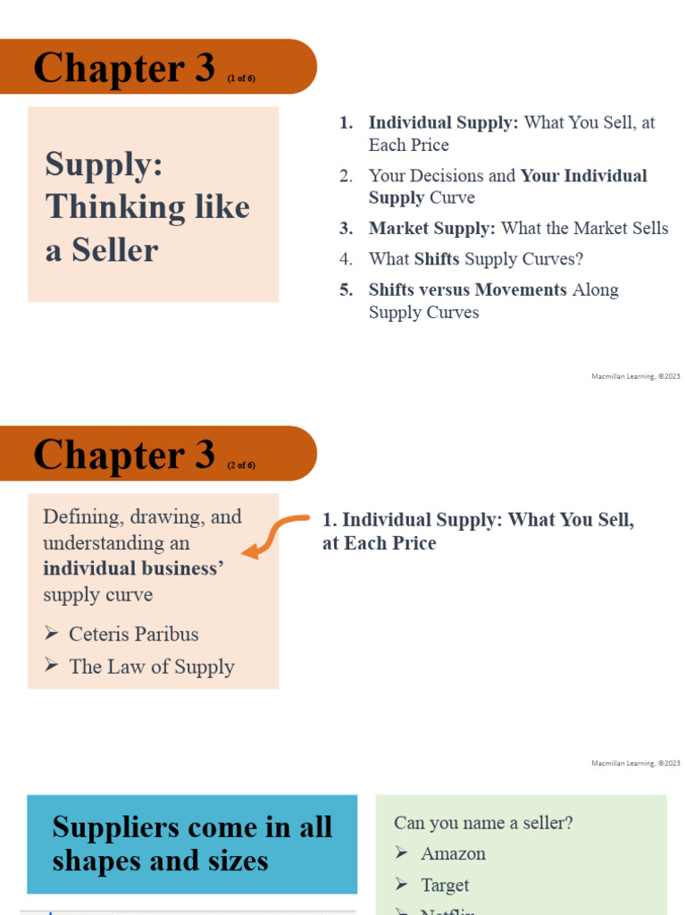 Understanding Individual Supply Curves | PDF | Supply (Economics ...