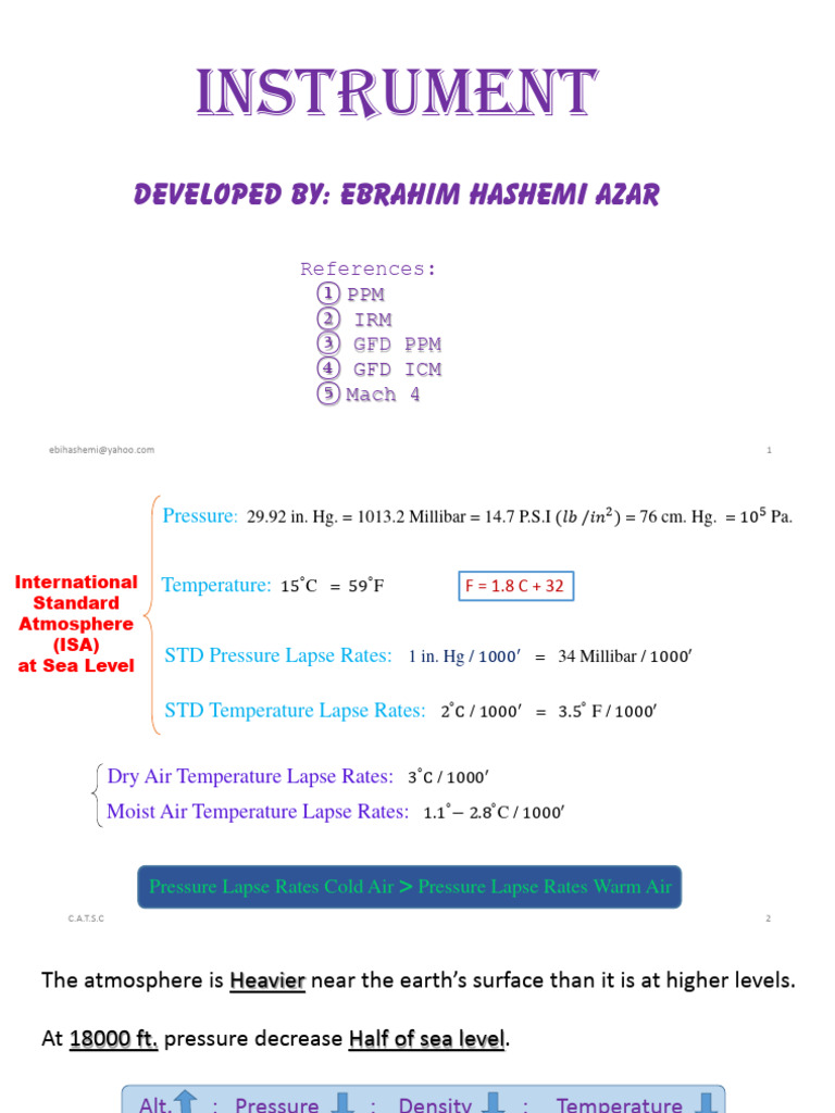 CPL Instrument | PDF | Altitude | Pressure