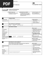 AP01 Form: Director Appointment Guide | PDF | Government