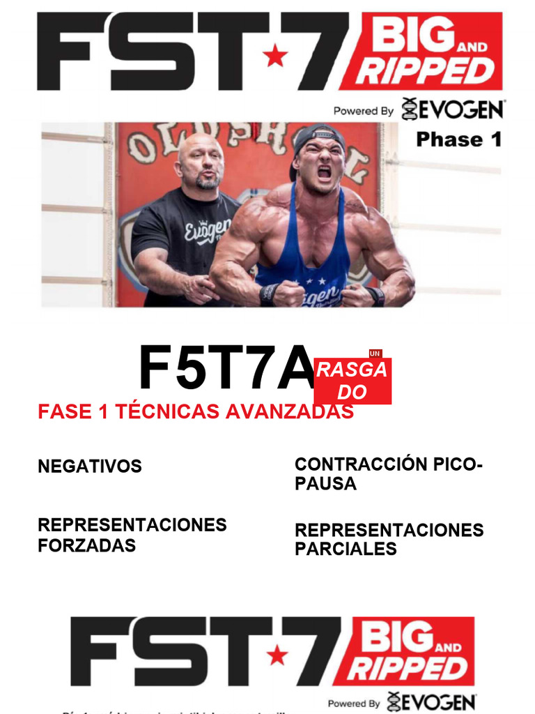 FST 7 Grandes y Marcados 8 Semanas para Un Físico Ganador Del Olympia, Planes de Entrenamiento ...