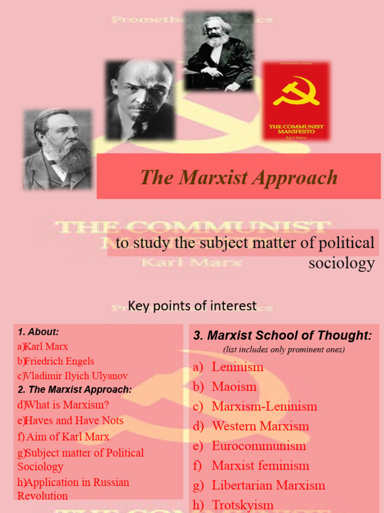 Understanding the Marxist Approach | PDF | Marxism | Communism