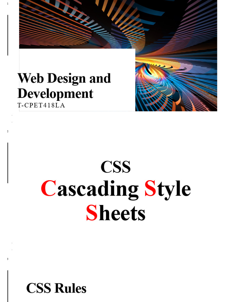 Web3 Intro To Css | PDF Web3 Intro To Css | PDF