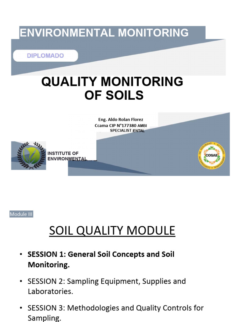 Soil Quality Monitoring | Download Free PDF | Soil | Nutrients