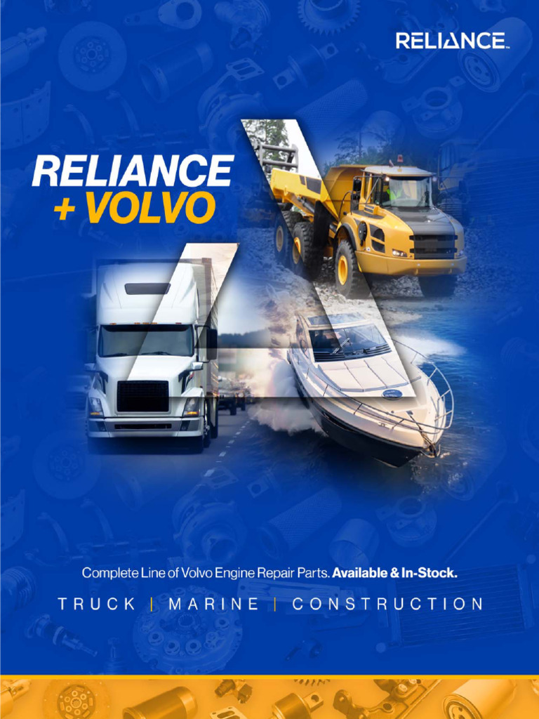 2022 Reliance - Volvo Product Info Sheet | PDF | Manufactured Goods ...