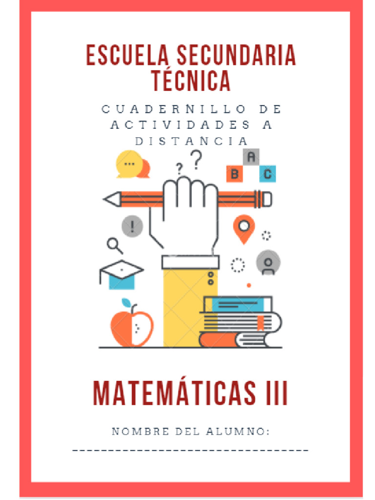 3rd Grade Secondary Mathematics Contingency Support Booklet 2020-2021 | PDF | Equations ...