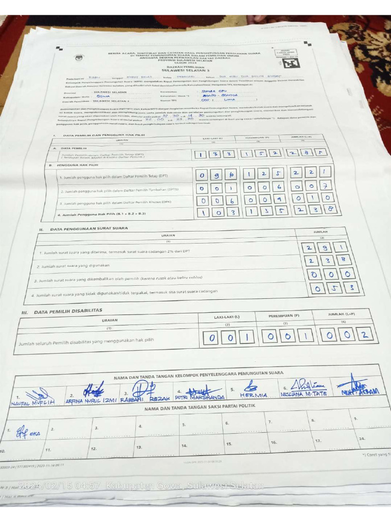 C Hasil DPRD Prov | PDF