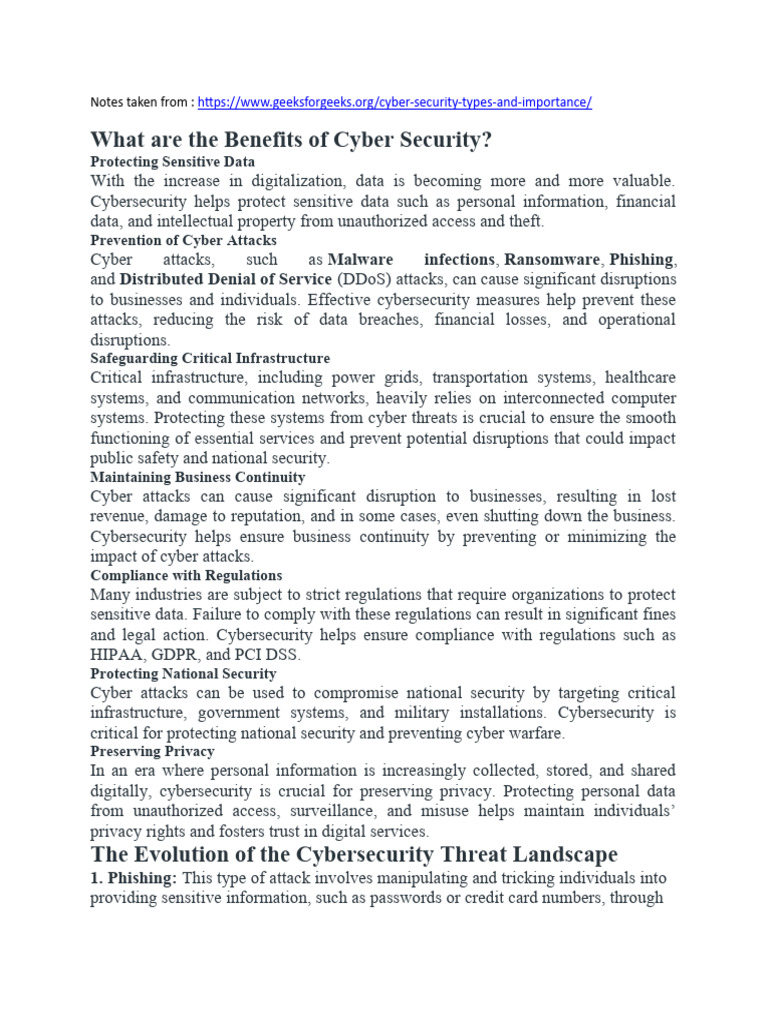 Cyber Security Notes 3 Pdf Security Computer Security
