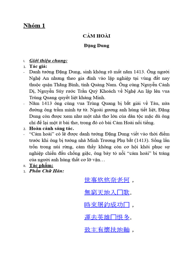 (123doc) - Cam-Hoai-Cua-Dang-Dung | PDF