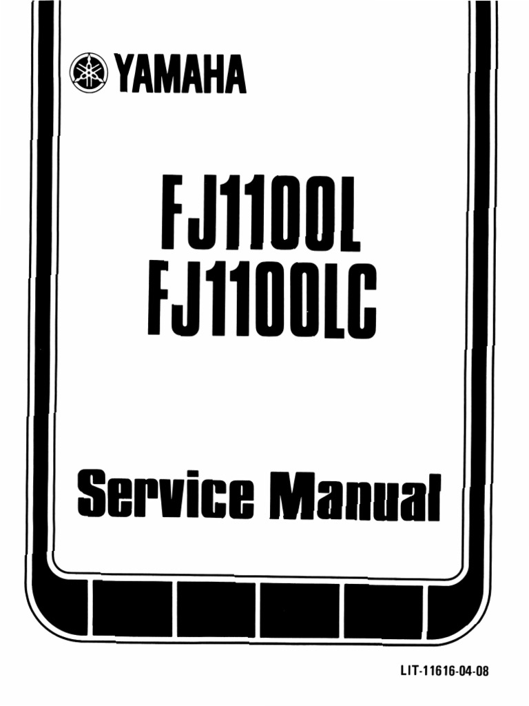 FJ1100 Manual A | PDF