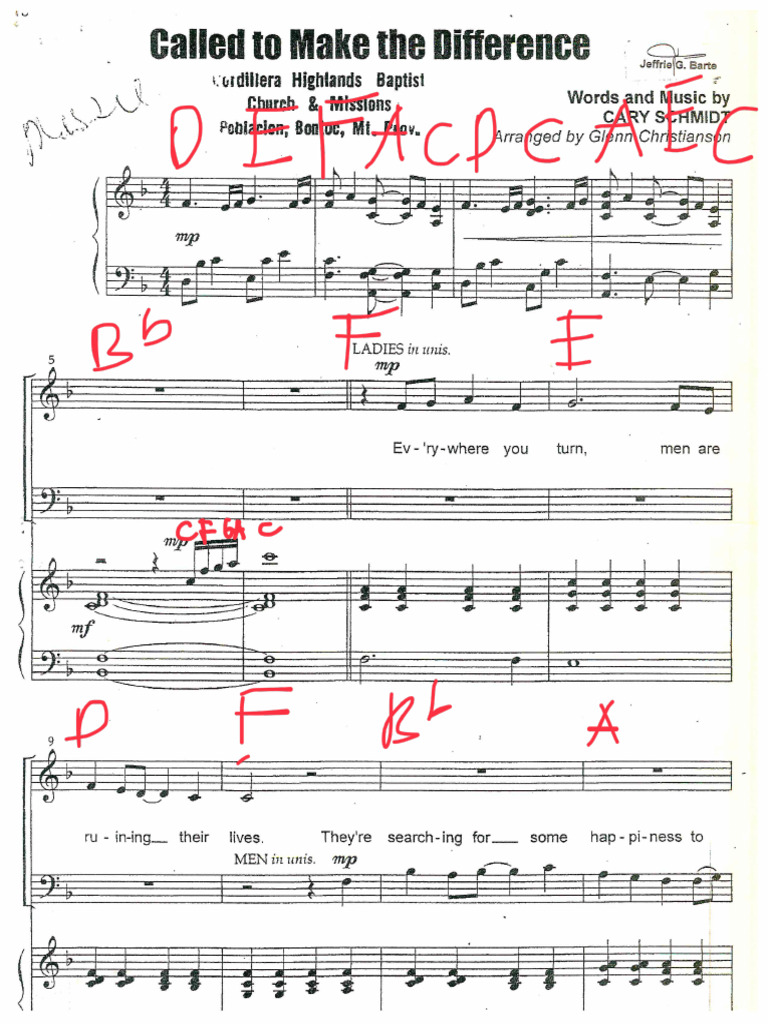 Called to Make a Difference | PDF