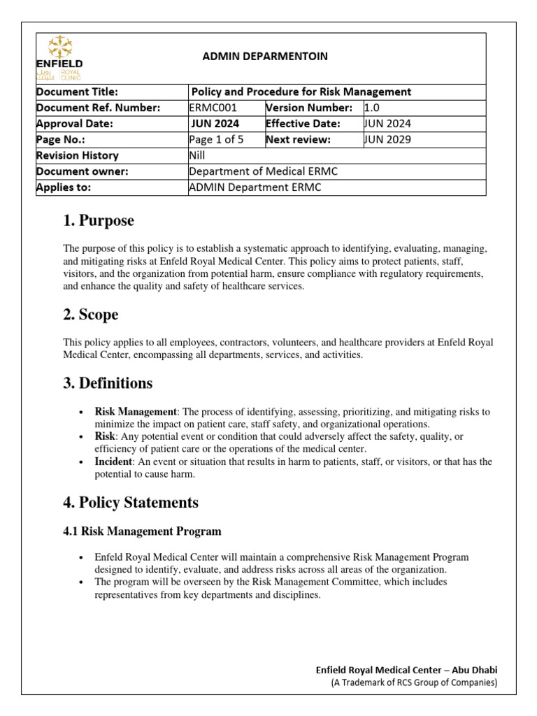 Risk MGM | PDF | Risk Management | Risk