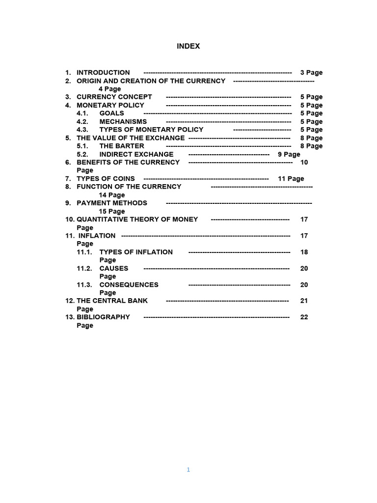 Currency An Instrument For Economic Organization | PDF | Money | Credit ...
