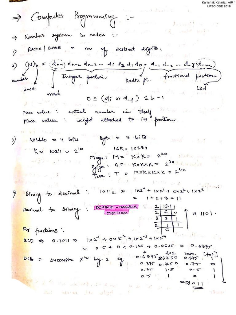 Kanishak Kataria UPSC CSE 2018 Notes | PDF | Computers | Technology ...