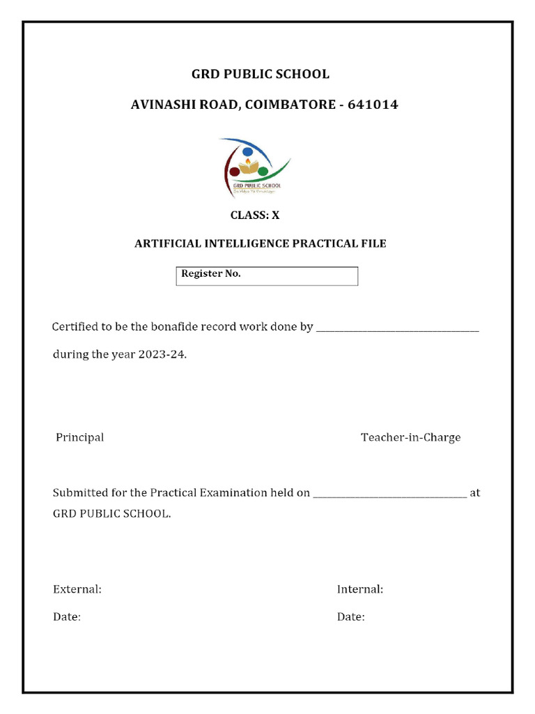 Practicals | PDF Practicals | PDF