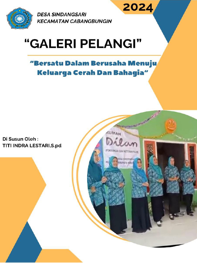 MAKALAH LOMBA KADER POKJA II GELARI PELANGI DESA SINDANGSARI New Cover ...