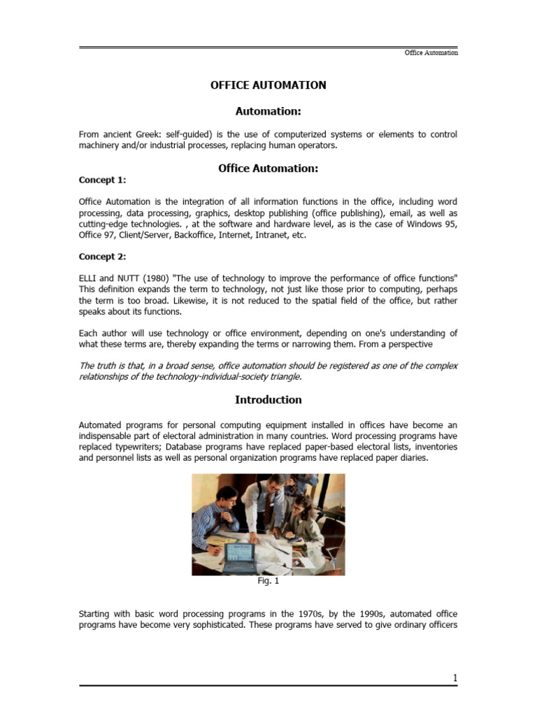 Office Automation | PDF | World Wide Web | Internet & Web
