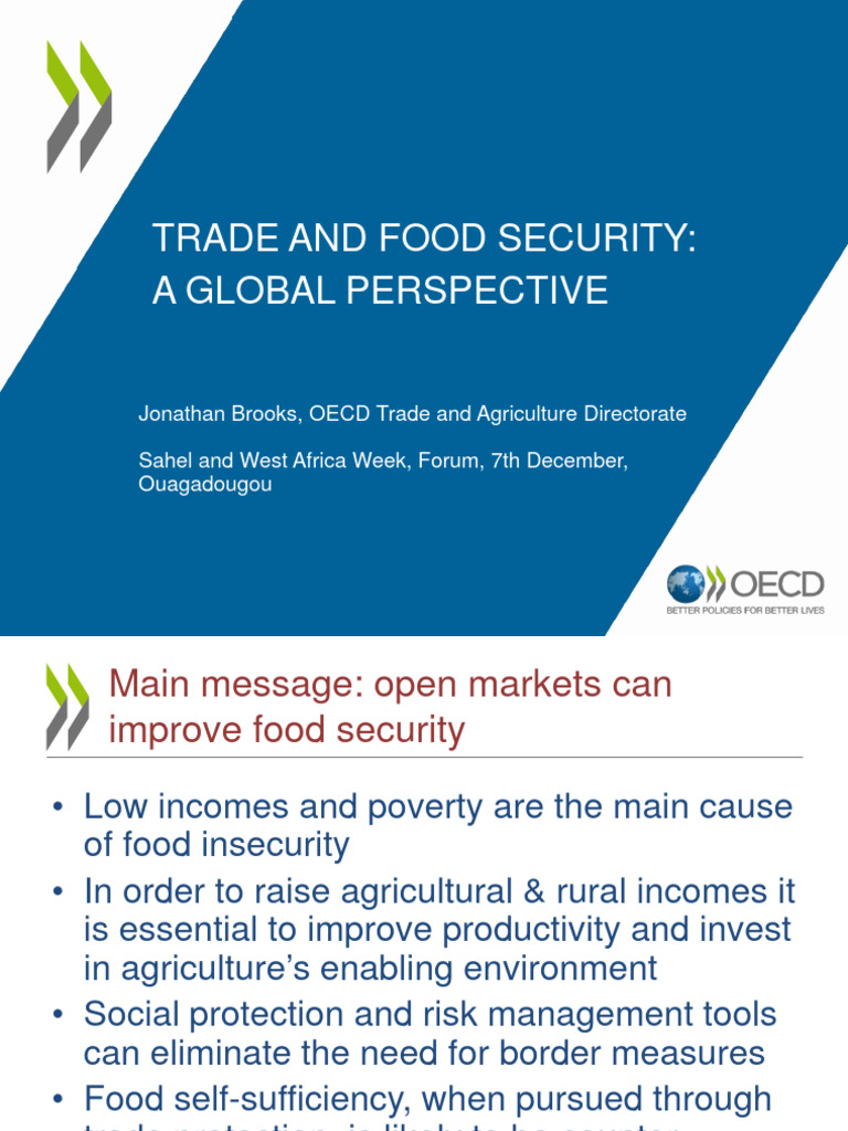 Trade and Food Security - Ouaga JB | Download Free PDF | Food Security ...