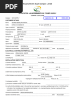 Zesco Customer Application Form | PDF | Payments | Fee