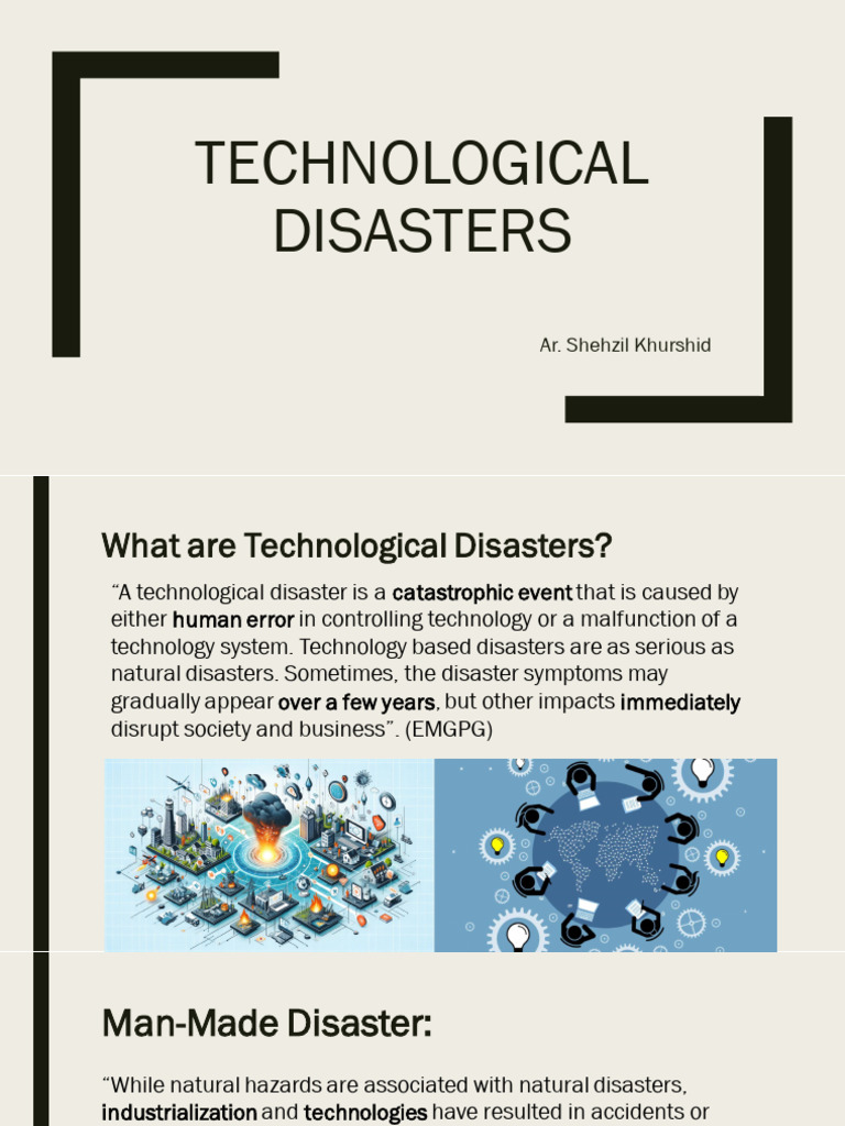Technological Disaster | PDF | Hazards | Natural Disasters
