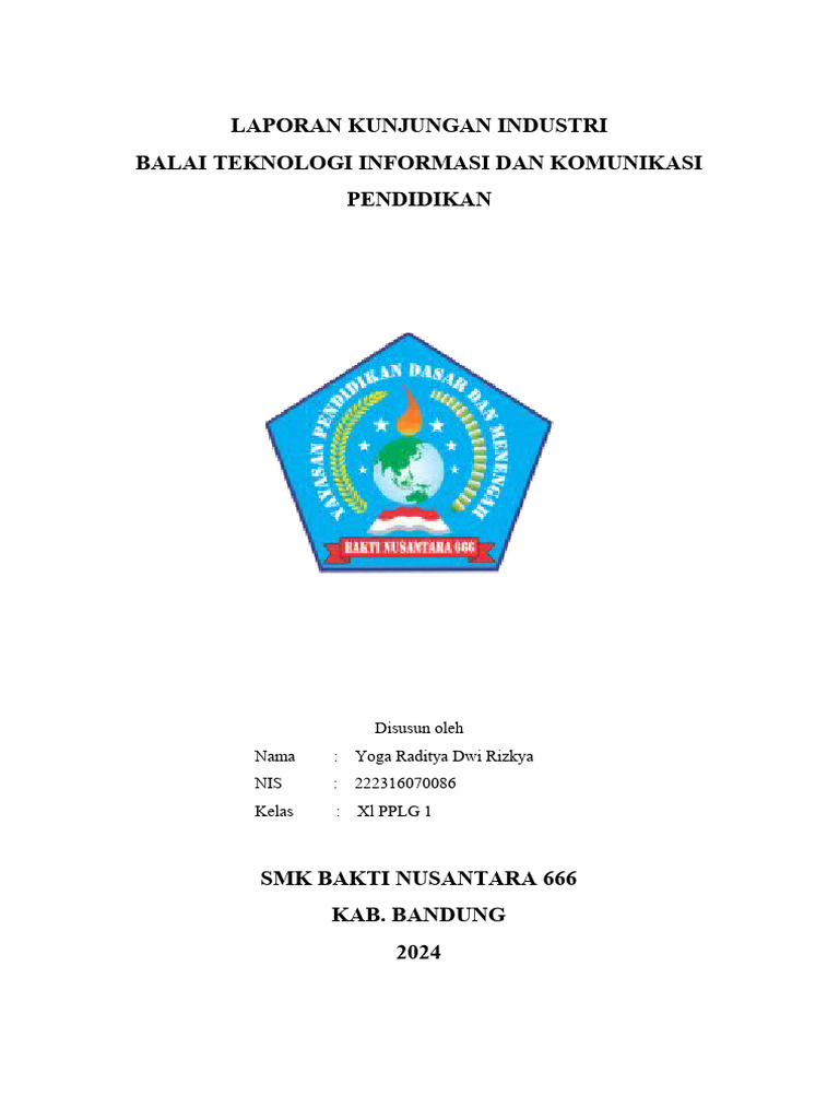 LAPORAN KUNJUNGAN INDUSTRI Yoga Raditya Dwi Rizkya | PDF | Bisnis