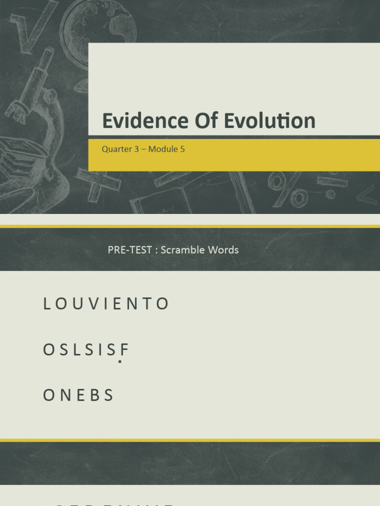 Evidence of Evolution SCIENCE | PDF | Fossil | Evolution