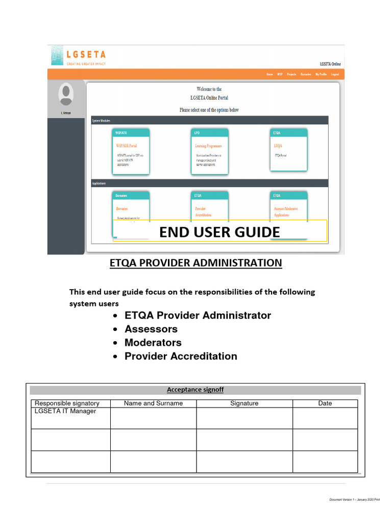 ETQA External User Manual-V1.0 | PDF | Login | User (Computing)