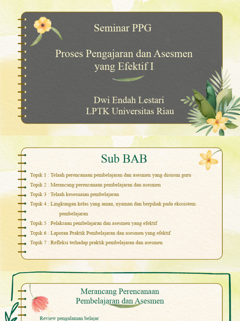 Seminar PPG Asesmen | PDF