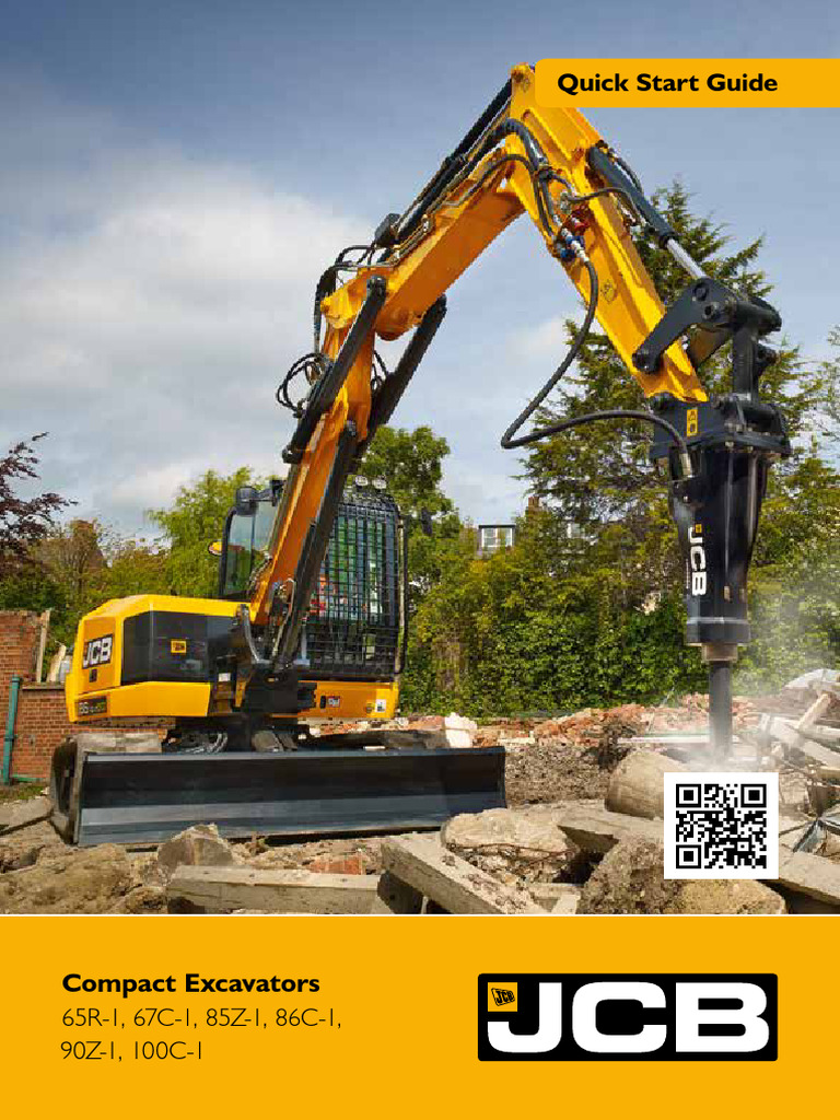 Quick Start Guide: Compact Excavators | PDF | Vehicles | Manufactured Goods