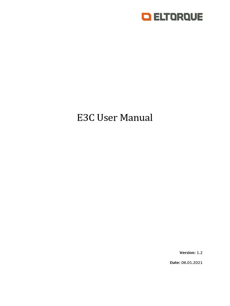 E3C User Manual v1 2 | PDF | Component Object Model | Usb