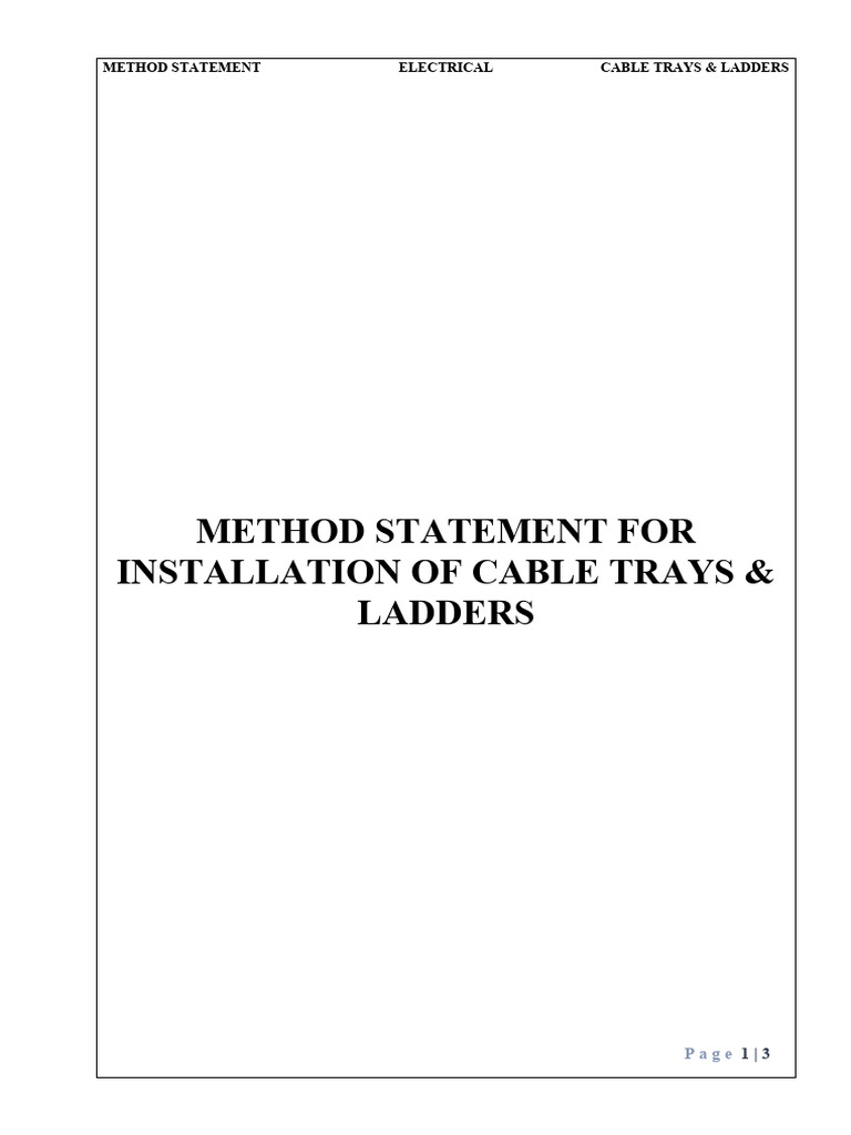 Cable Trays | PDF | Screw | Manufactured Goods