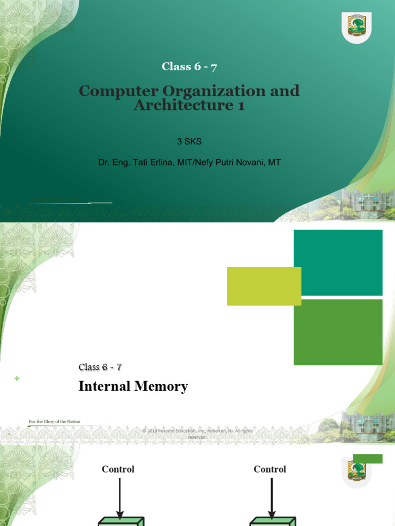 Class 6 - 7 - Internal Memory | PDF | Random Access Memory | Read Only Memory