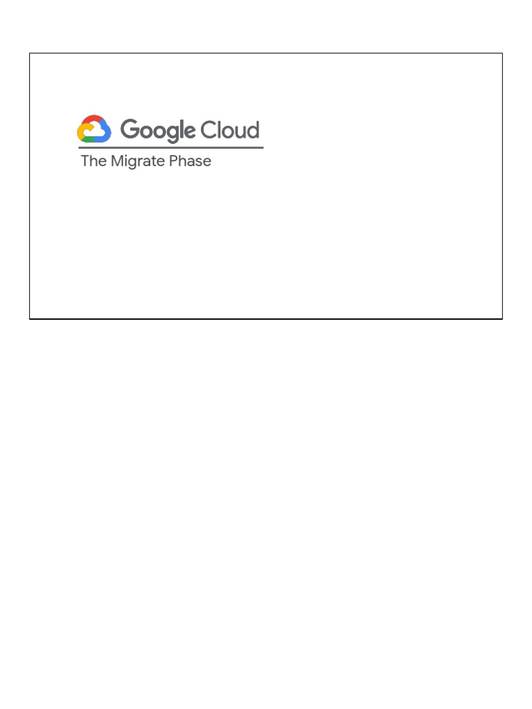 VMMIG - Module04 - Migrate Phase | PDF | Cloud Computing | Cache (Computing)