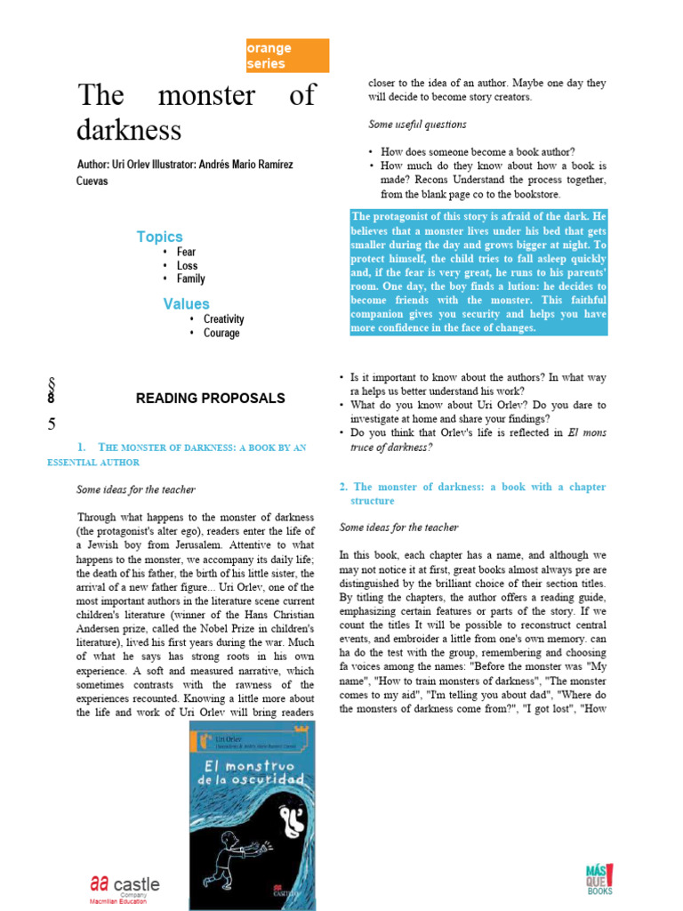 The Monster of Darkness | PDF