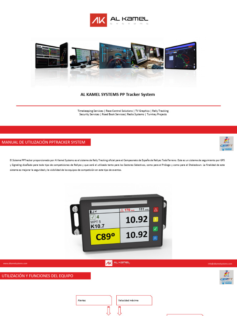 Manual Utilizacion PP Tracker CERTT | PDF | Vehículo de motor