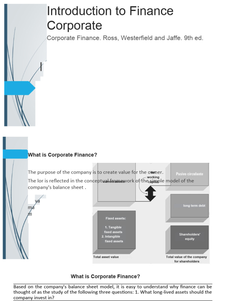 Ross Westerfield Jaffe Corporate Finance v1 | Download Free PDF ...