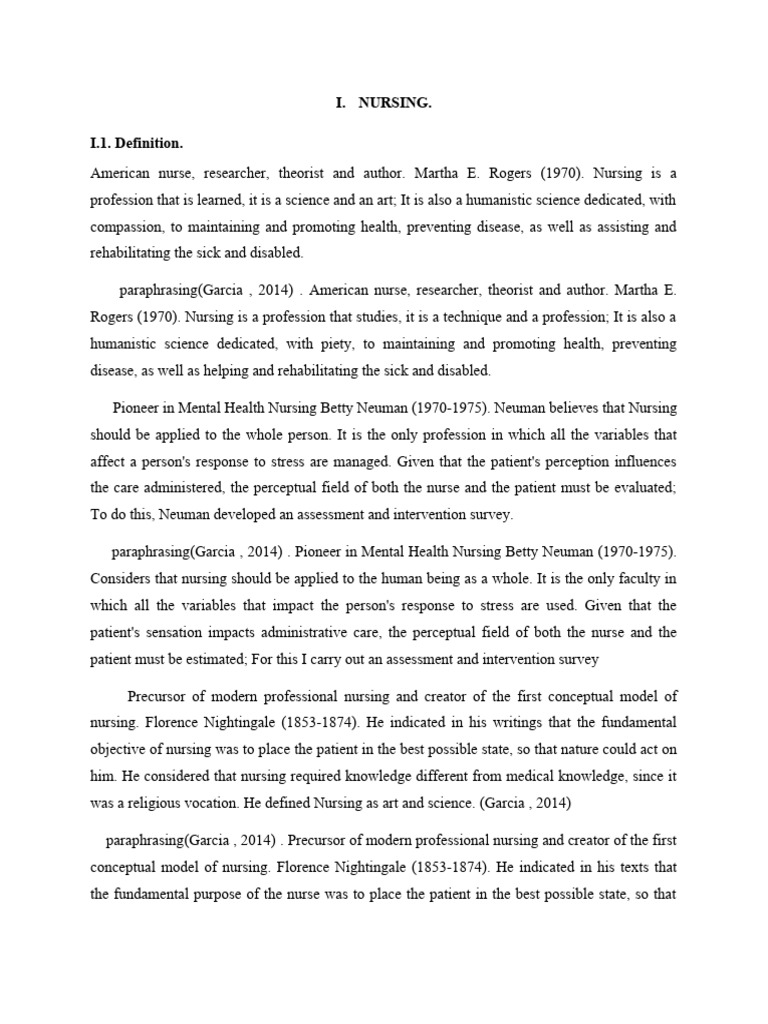 Nursing Models | PDF | Nursing | Autonomy