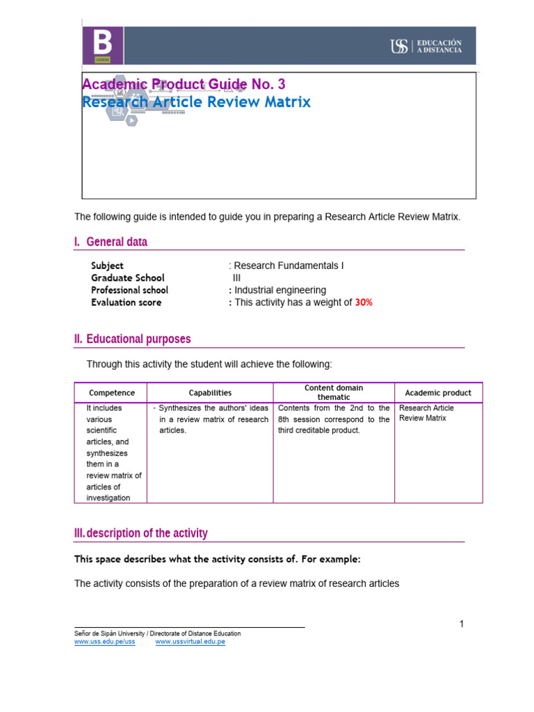 Article Review Matrix | Download Free PDF | Academic Publishing ...