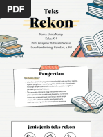 Bahasa Indonesia Kelas 9 Materi Teks Rekon dan Soal | PDF