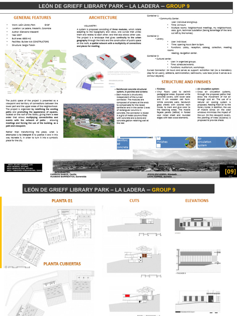 LEÓN DE GRIEFF LIBRARY PARK - La Ladera | PDF | Building Engineering ...