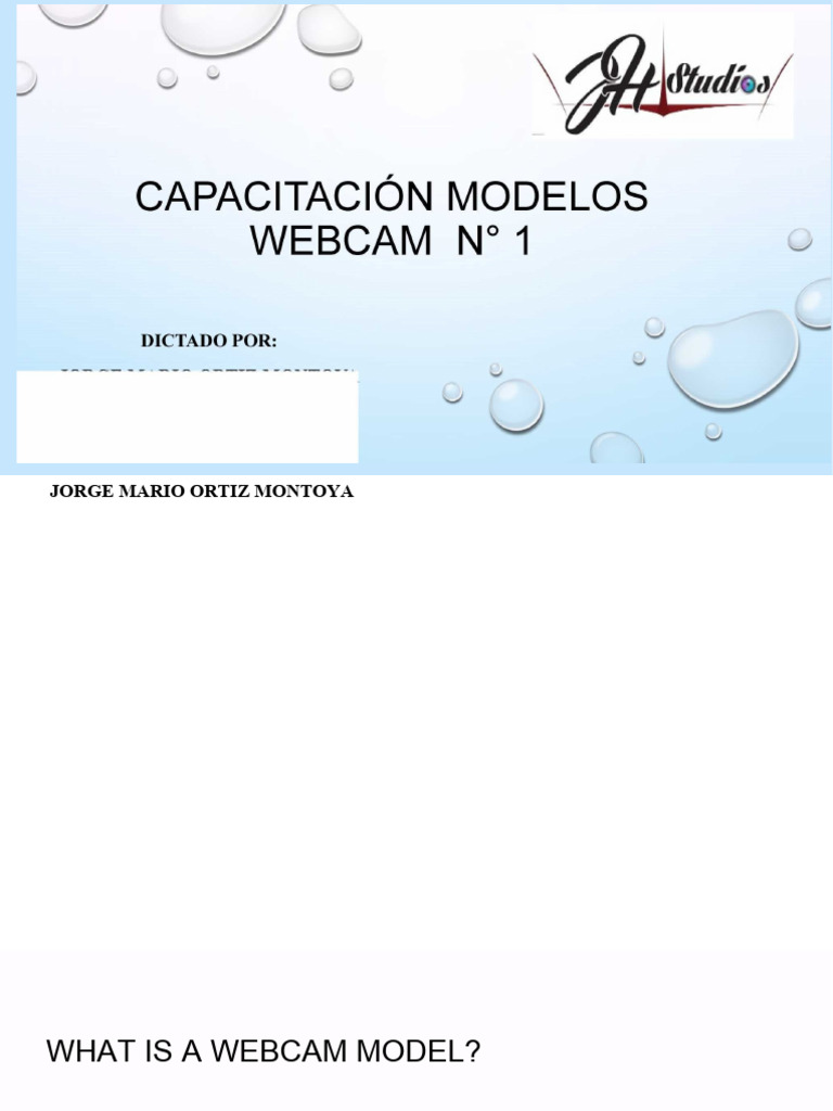 Webcam Models Training No. 1 | PDF